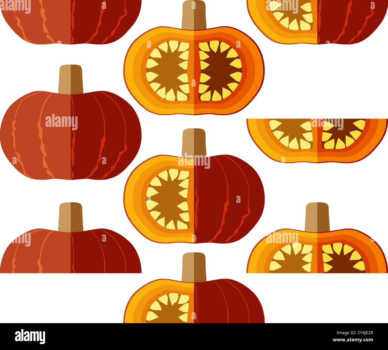 Set of Sunshine kabocha squash. Winter squash. Cucurbita maxima ...