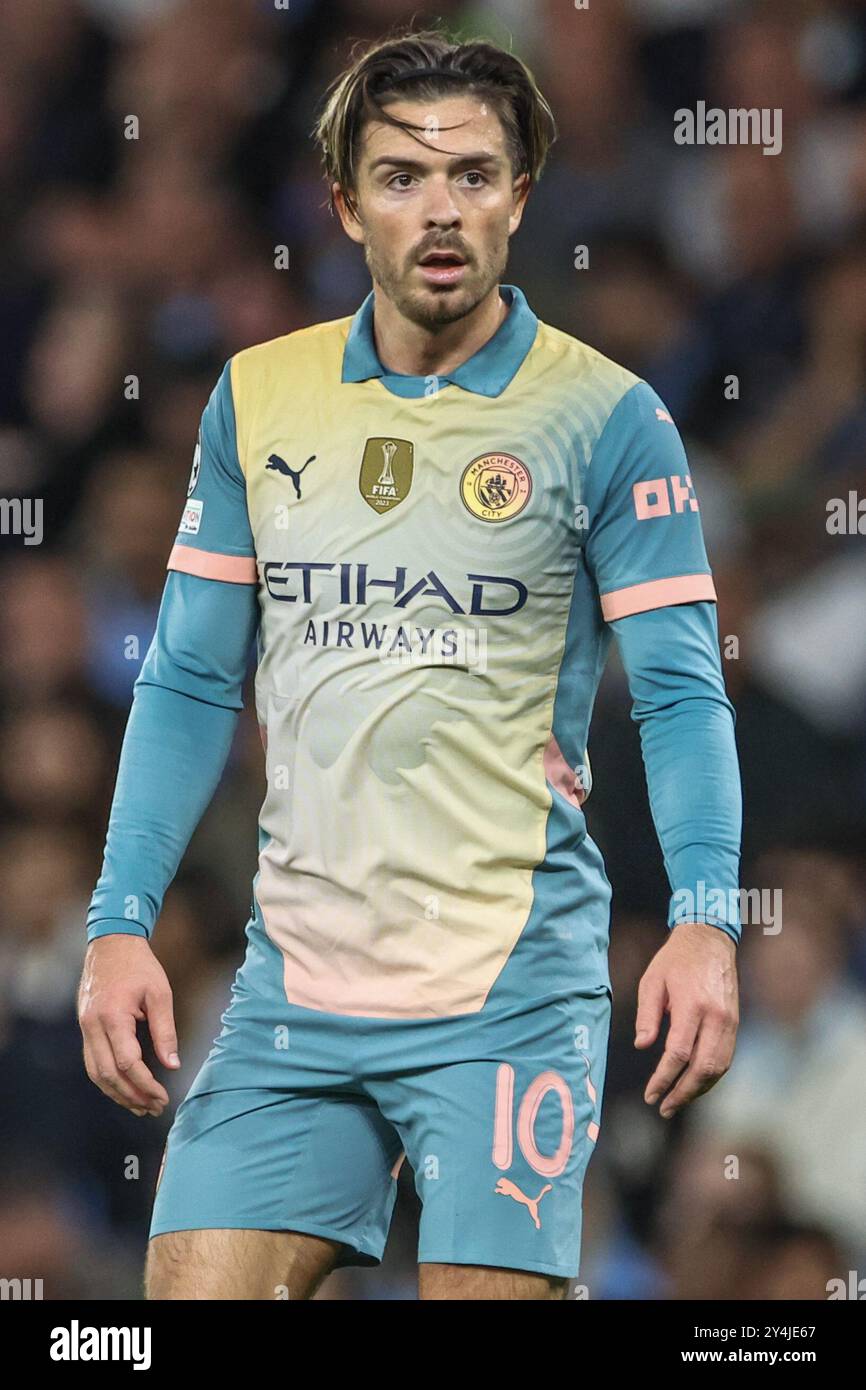 Jack Grealish of Manchester City during the UEFA Champions League ...