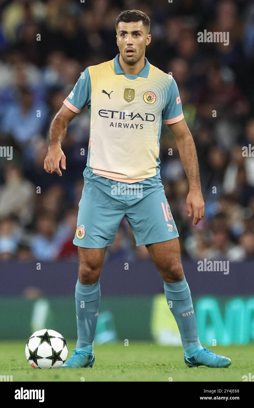 Rodri of Manchester City during the UEFA Champions League league stage ...