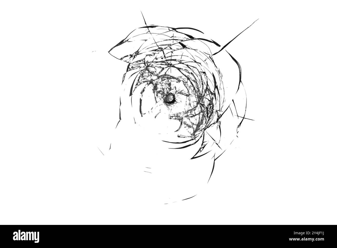 Broken glass pieces fragments Black and White Stock Photos & Images - Alamy