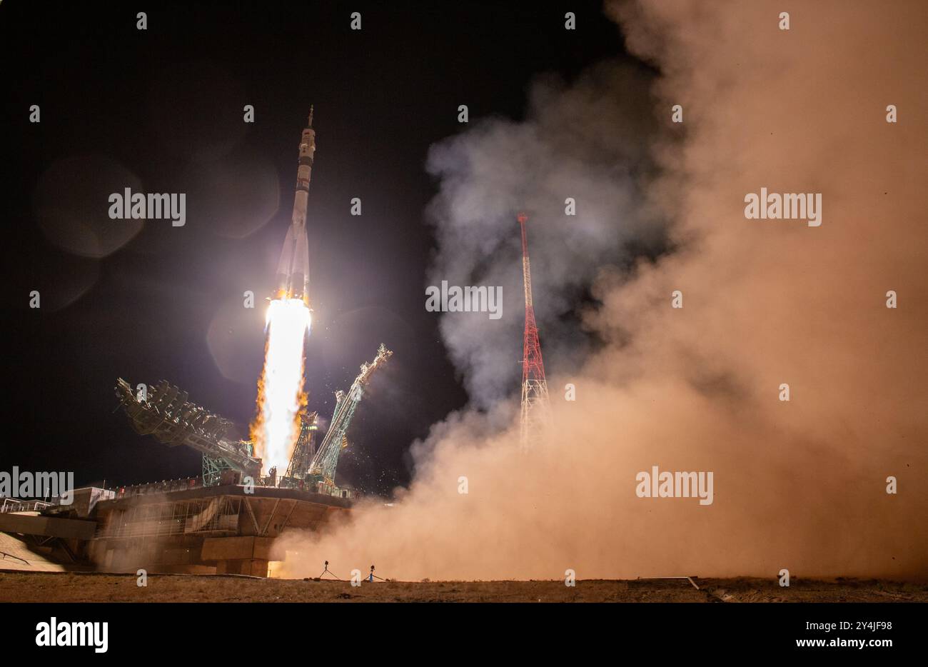 Baikonur, Kazakhstan. 11 September, 2024. The Soyuz MS-26 spacecraft ...