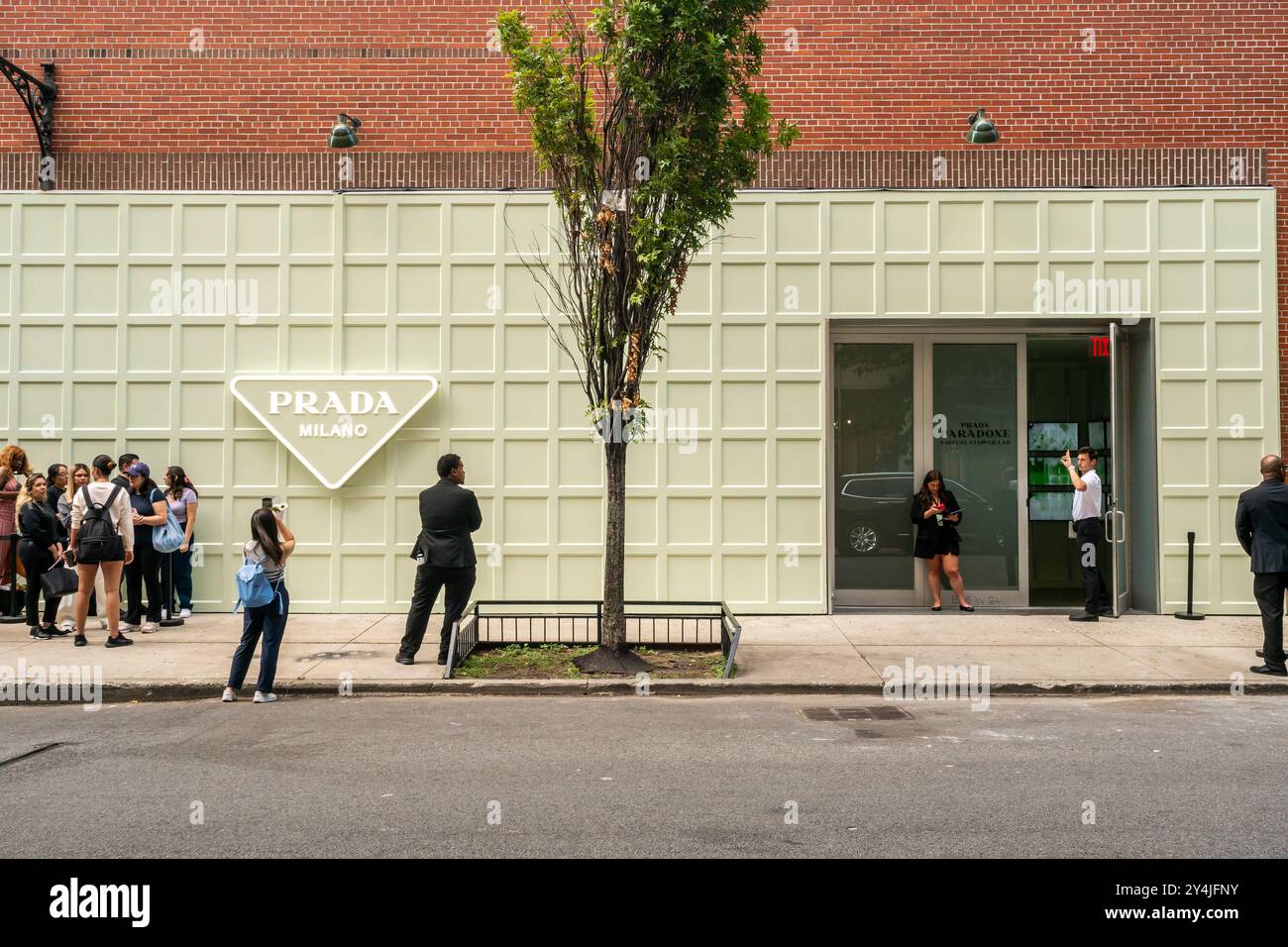 Brand activation for Prada’s Paradoxe fragrance in Chelsea in New York ...