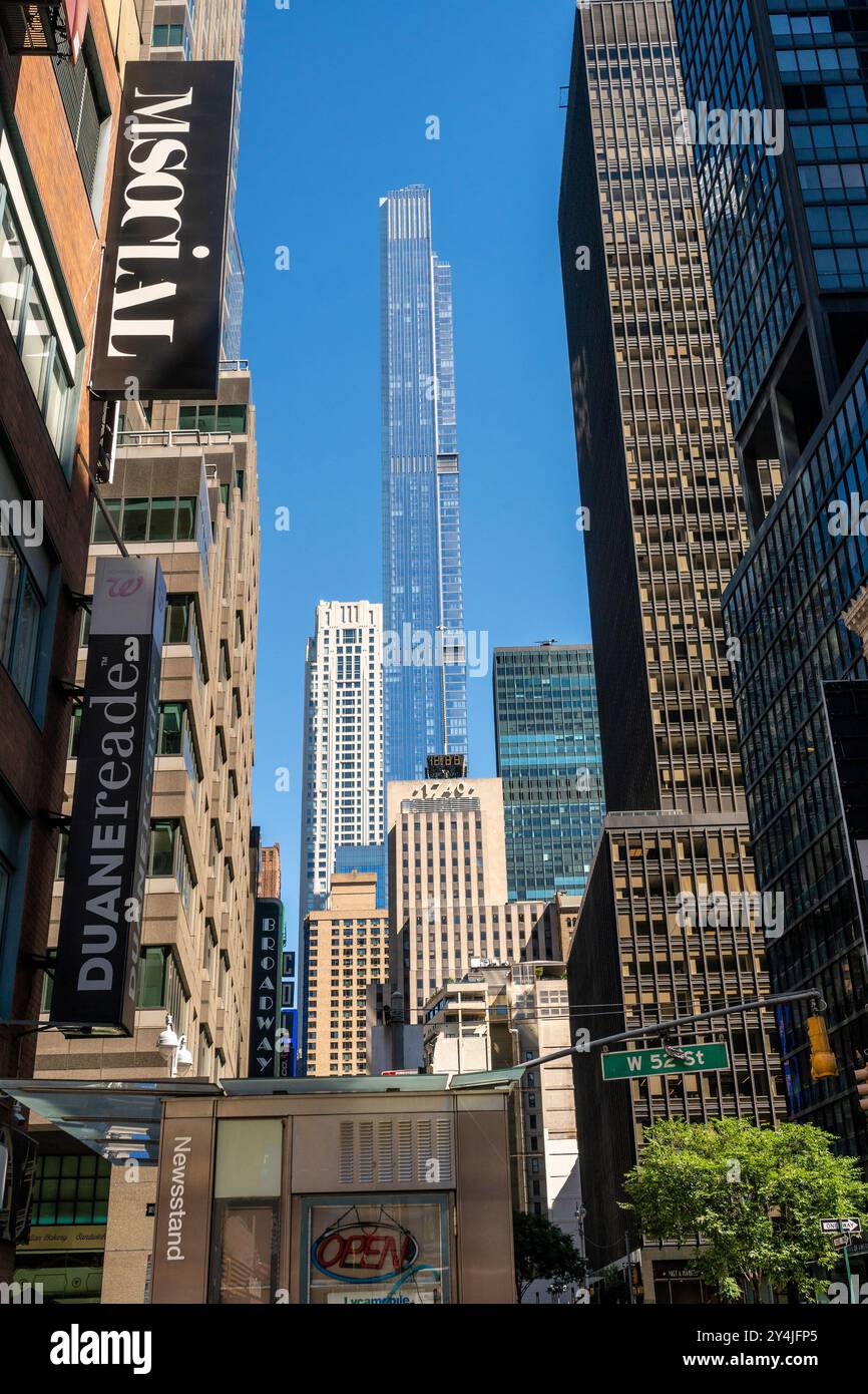 Central Park Tower, a building on Billionaire’s Row, a collection of ...