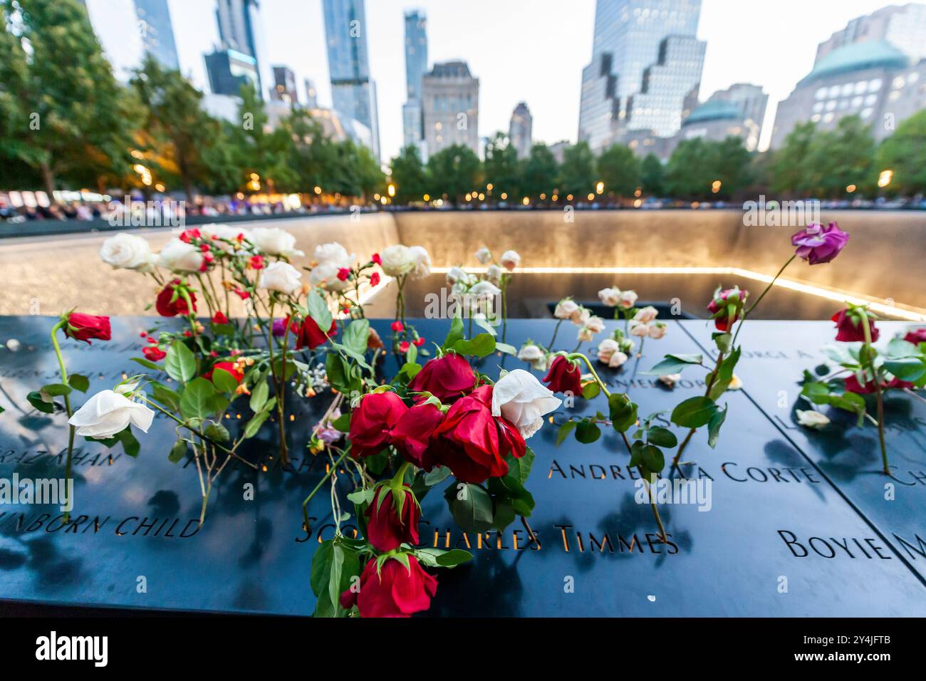 9/11 Memorial in New York on Wednesday, September 11, 2024 on the 23rd ...