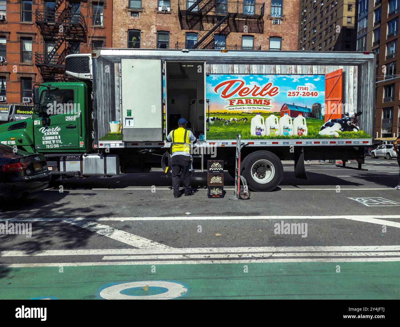 Milk delivery america hi-res stock photography and images - Alamy