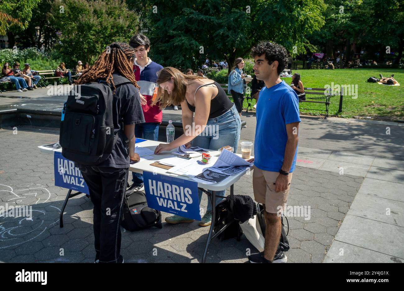 Tabling for Democratic Presidential candidate Kamala Harris and VP ... Tabling for Democratic Presidential candidate Kamala Harris and VP ...