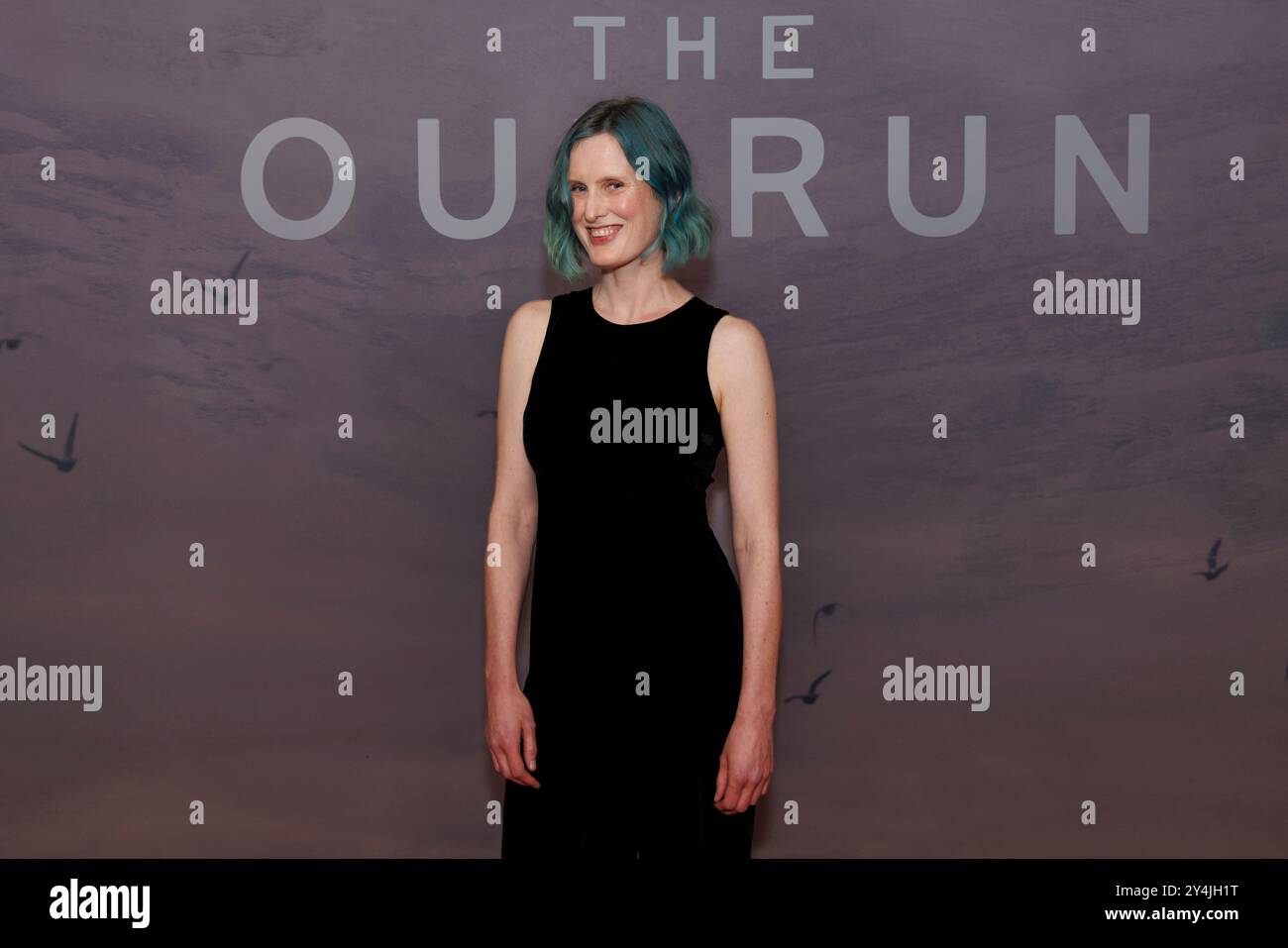 Amy Liptrot poses for photographers upon arrival for the screening of ...