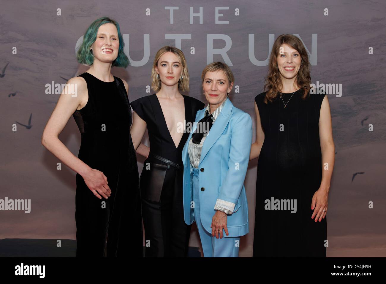 Amy Liptrot, from left, Saoirse Ronan, Saskia Reeves and Nora ...
