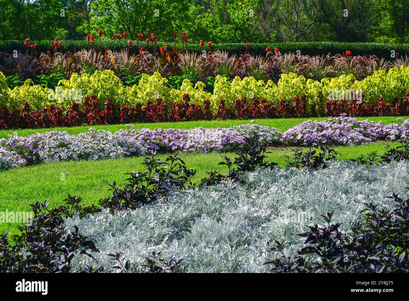 Nice landscaping at Washington Park Gardens in Denver, Colorado with ...