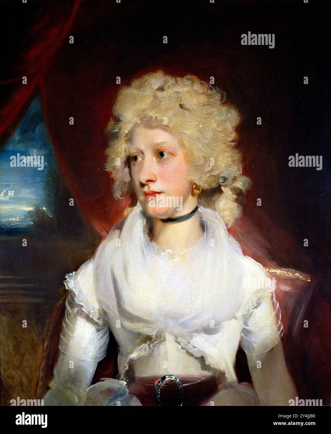 Miss Marthe Carr, 1789, Painting by Thomas Lawrence Stock Photo - Alamy