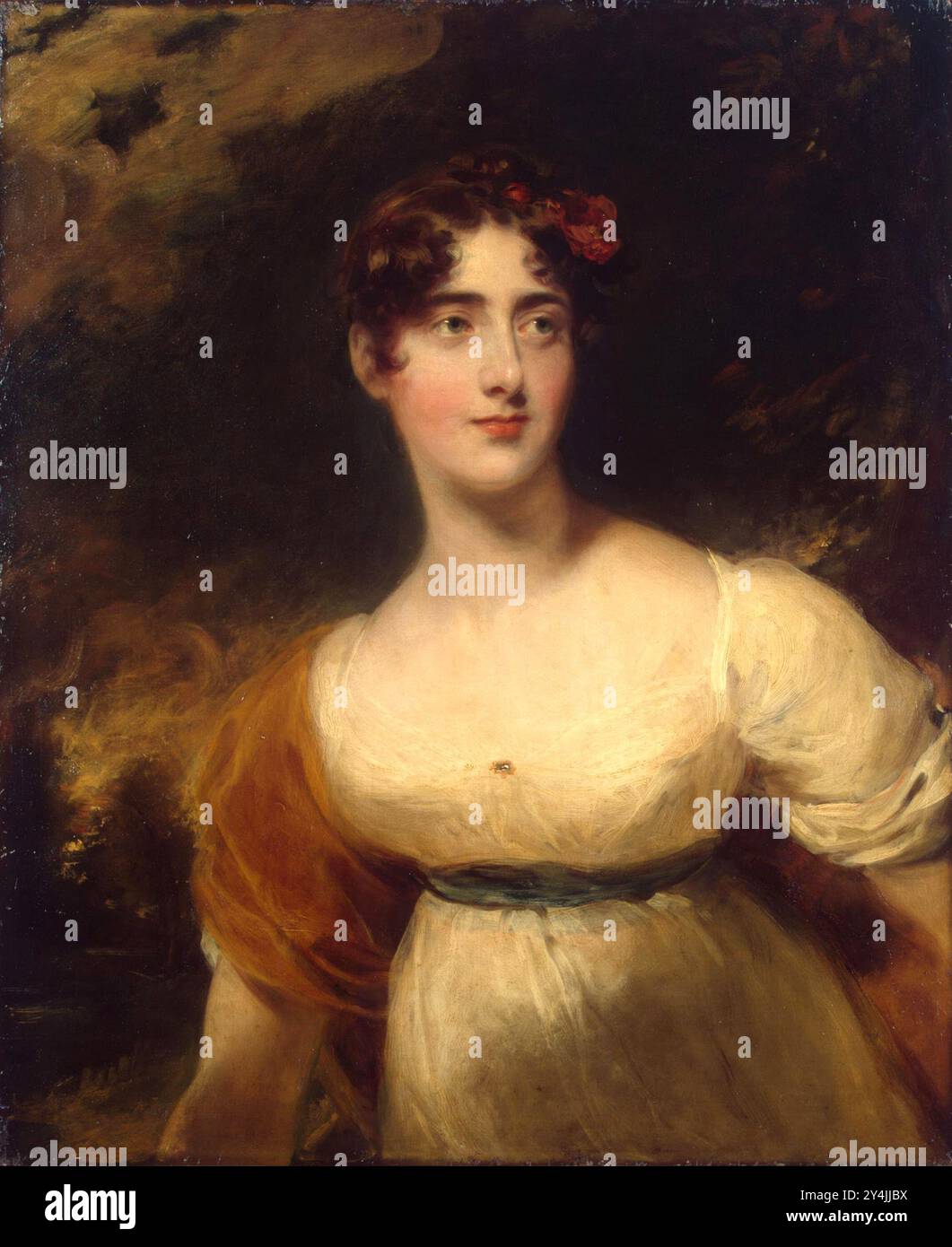 Emily Harriet Wellesley-Pole, Lady Raglan, 1815, Painting by Thomas ...