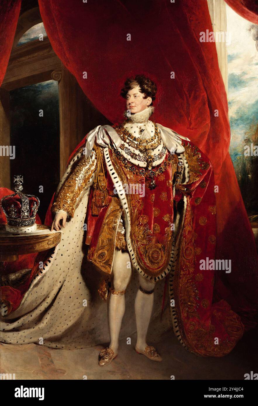 King George IV's Coronation Portrait, 1821, Painting by Sir Thomas ...