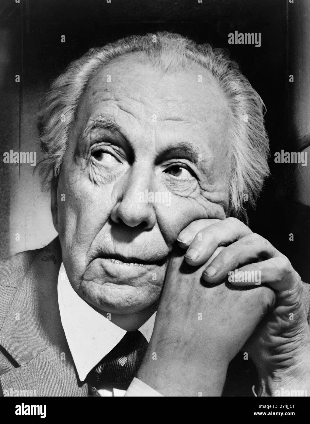 Frank Lloyd Wright Sr. (1867 – 1959) American architect Stock Photo - Alamy