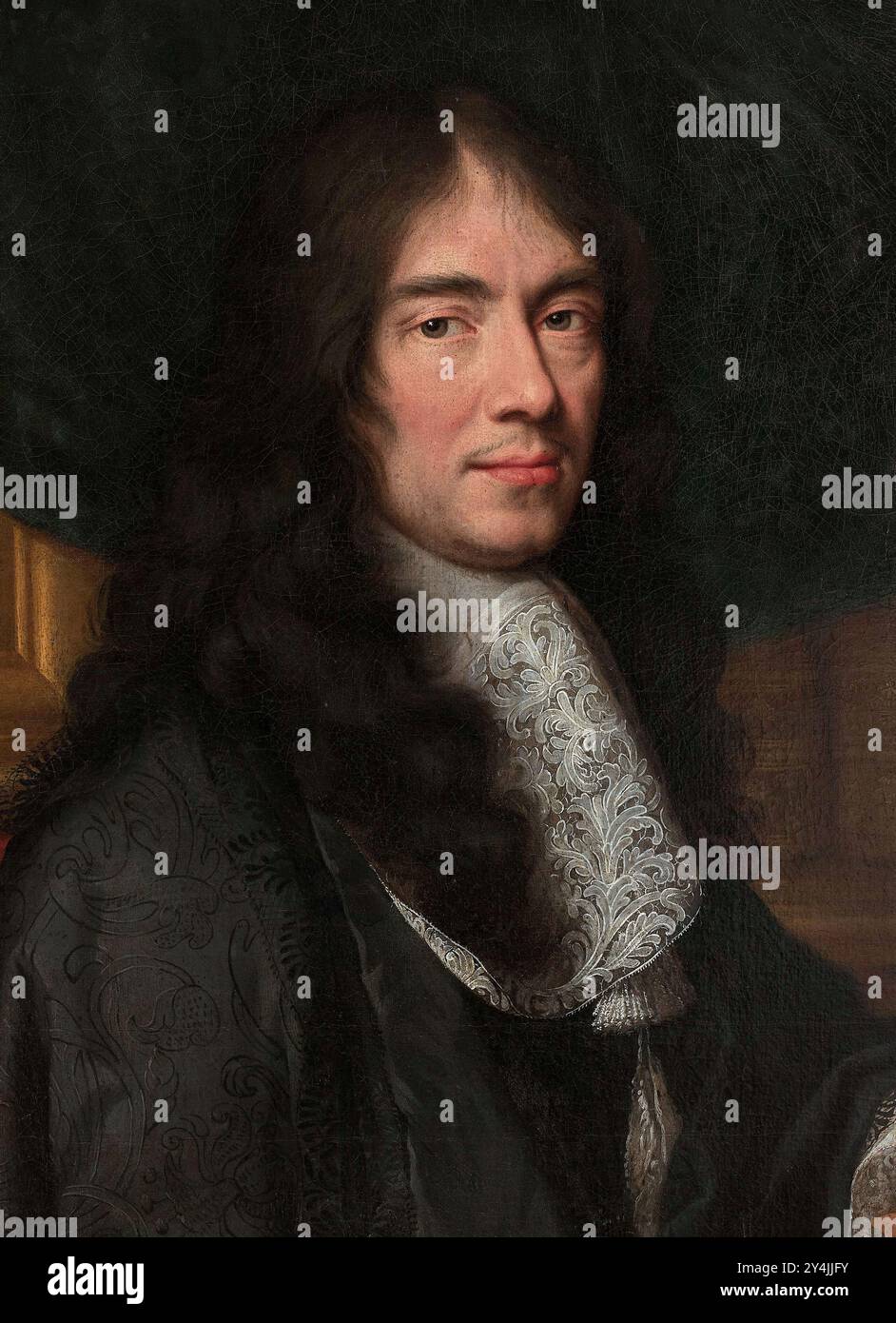 Portrait of Charles Perrault (1628-1703), French author Stock Photo - Alamy