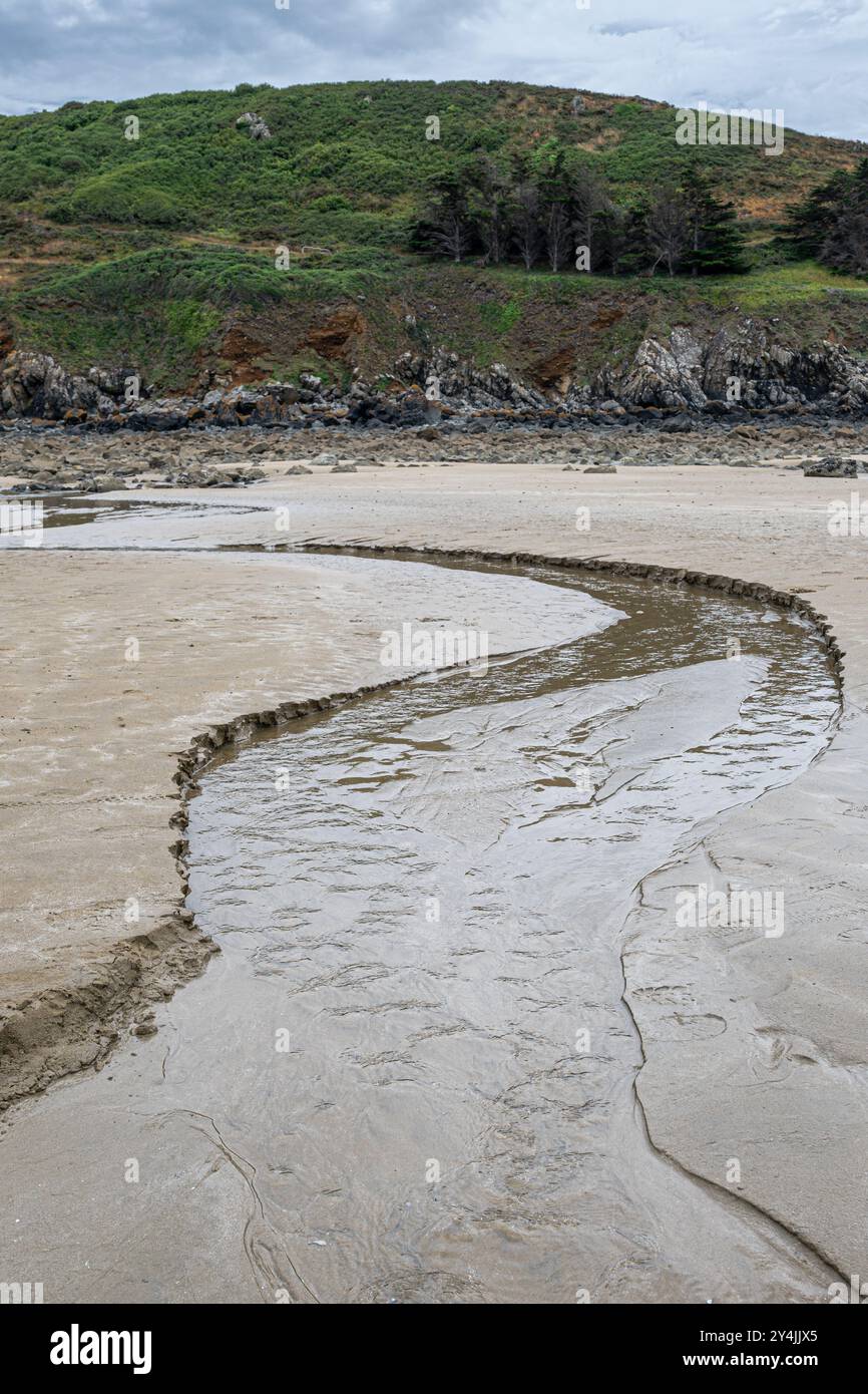 Plage de Saint-Pabu in Britttany at Low Tide, France Stock Photo - Alamy
