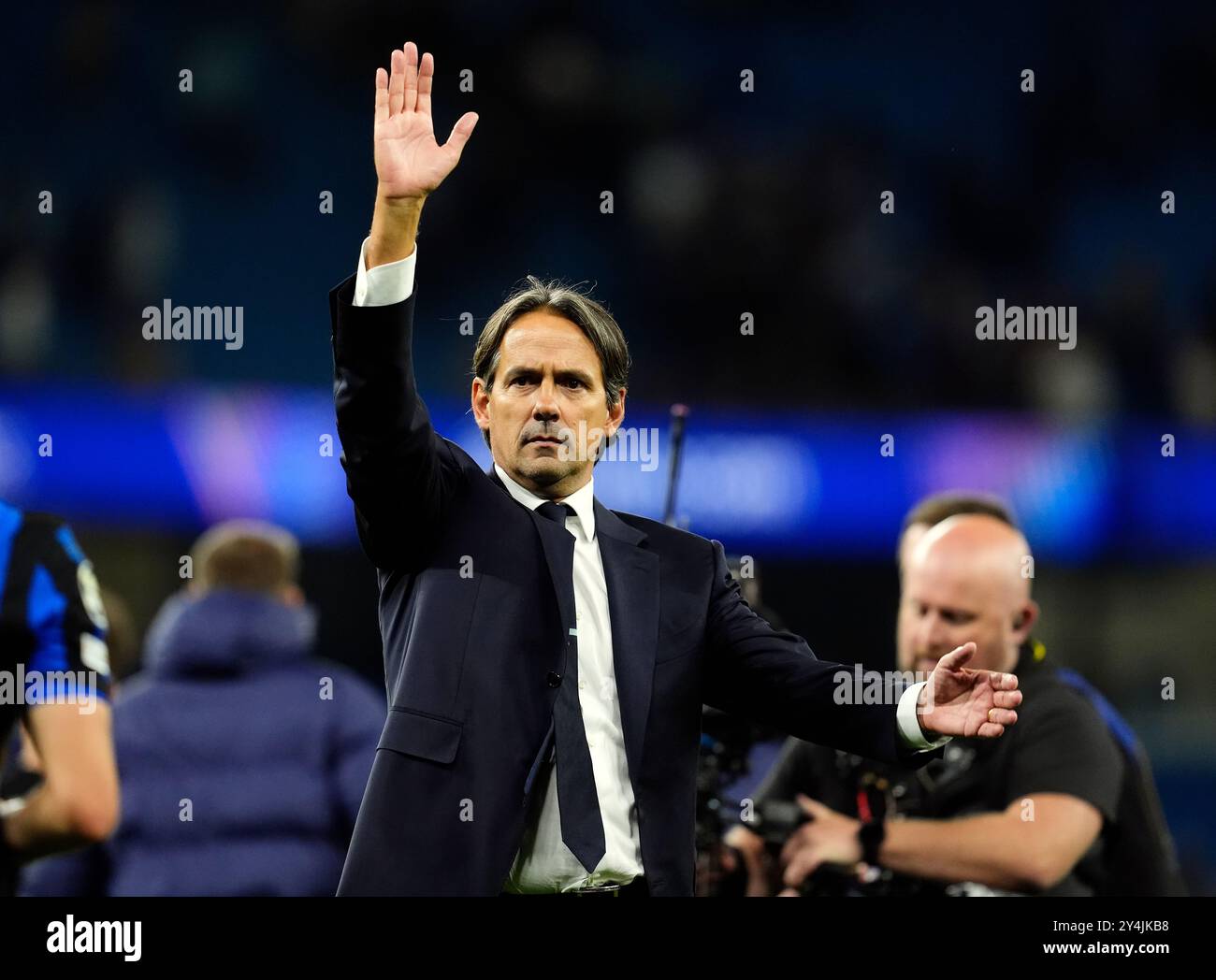Inter Milan manager Simone Inzaghi after the UEFA Champions League ...