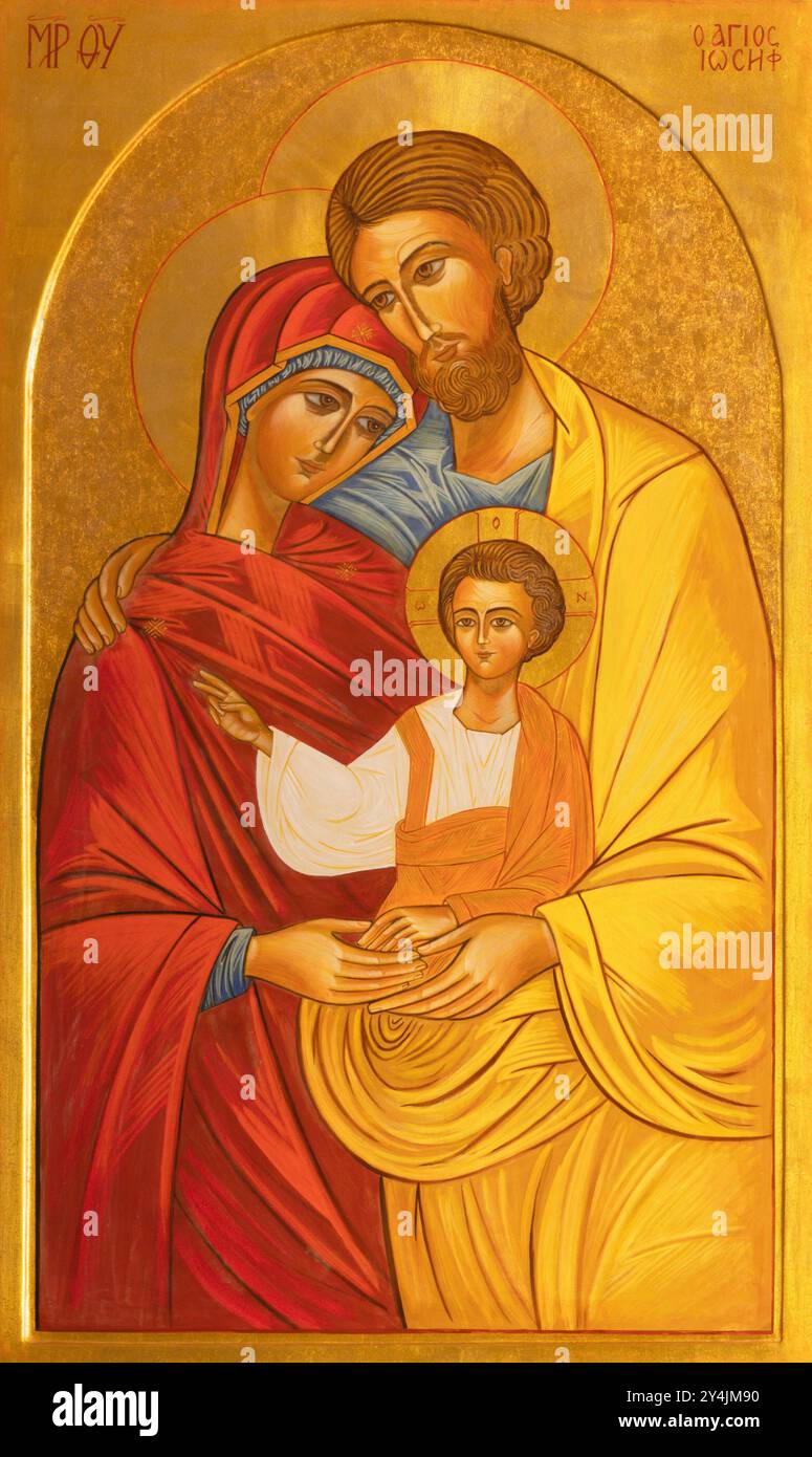 Holy family icon hi-res stock photography and images - Alamy