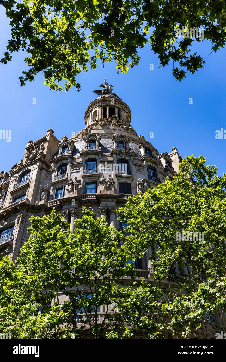 Antoni Gaudi's famous Gothic architecture is evident throughout ...