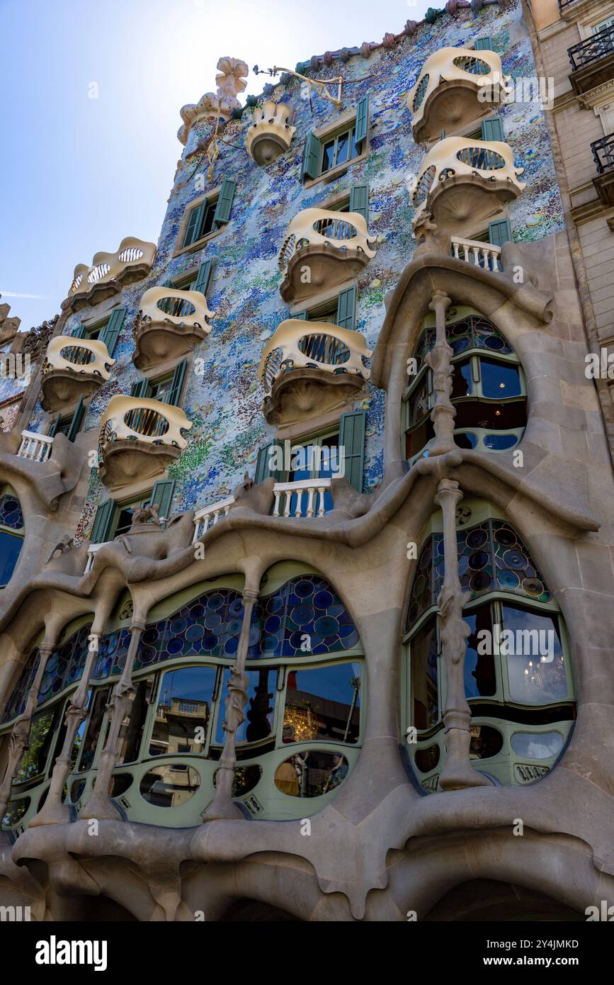 The Gaudi House in Barcelona, Spain is one of architect Antoni Gaudi's ...