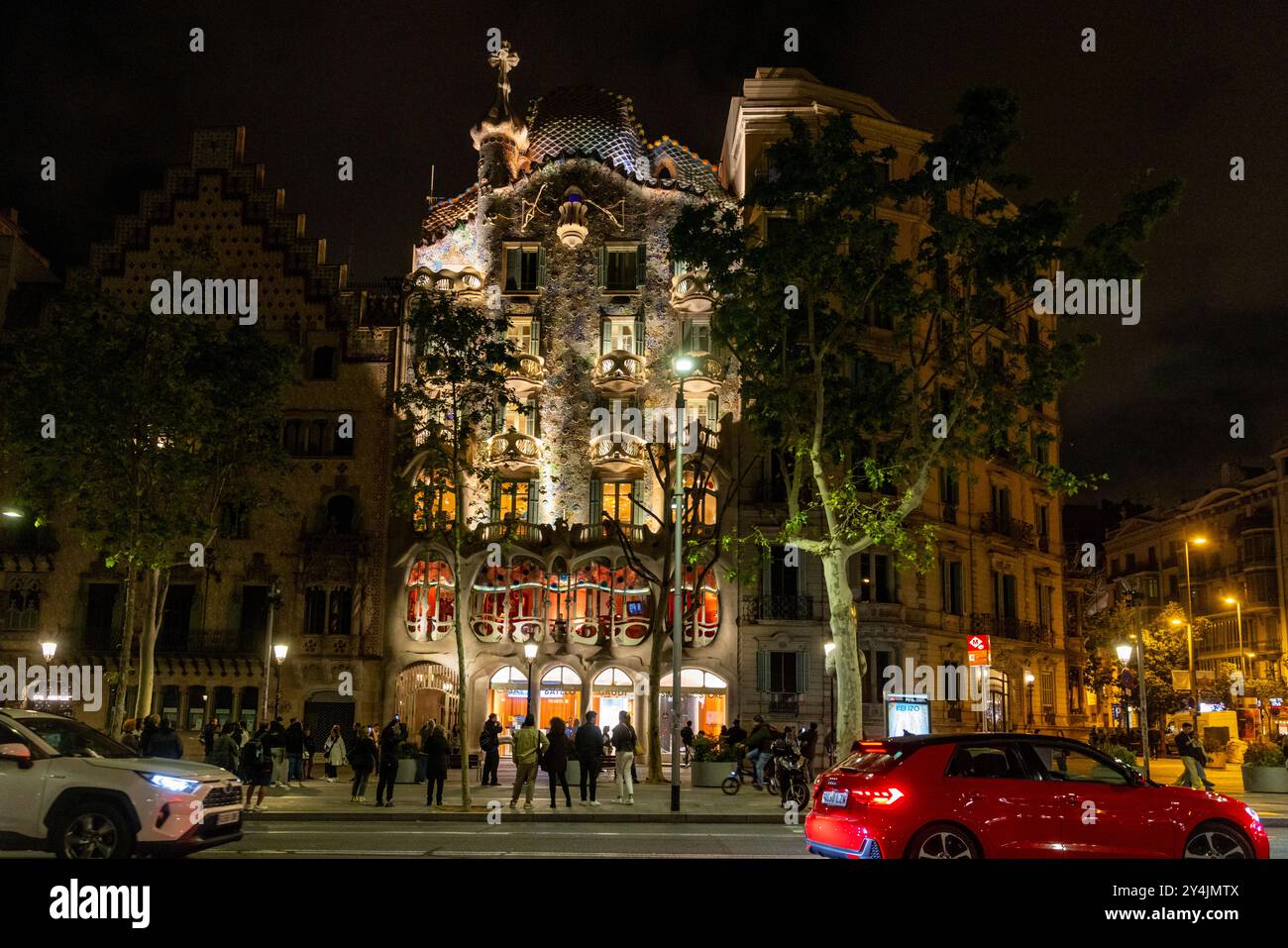 The Gaudi House in Barcelona, Spain is one of architect Antoni Gaudi's ...