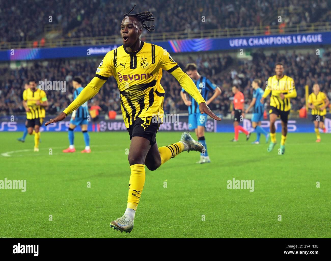 18 September 2024, Belgium, Brügge: Soccer: Champions League, FC Bruges ...