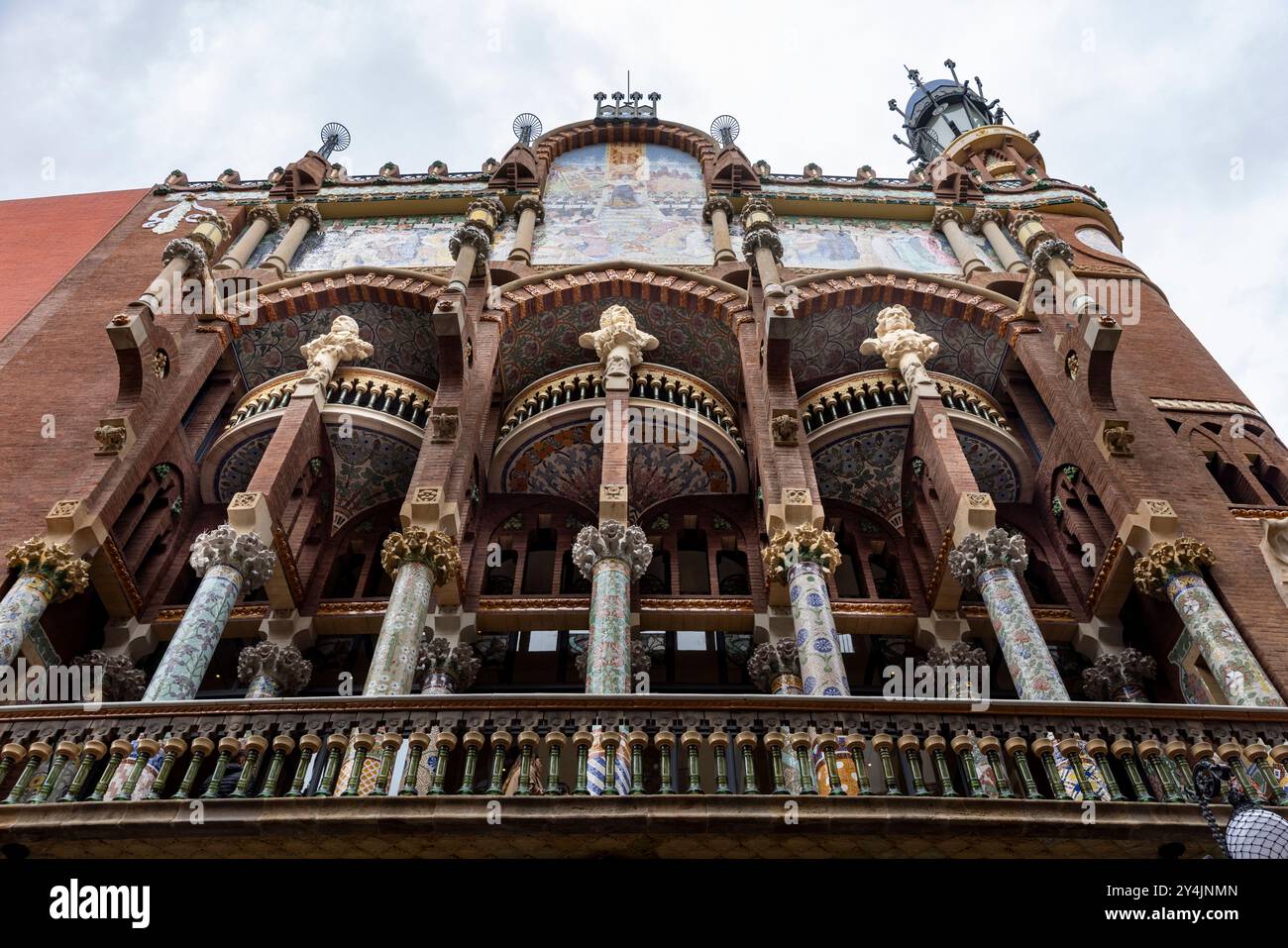 The Palau de la Musica Catalana is a UNESCO World Heritage Site in ...