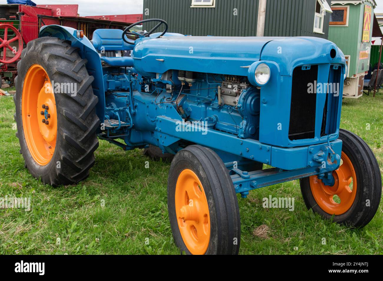 Low Ham.Somerset.United Kingdom.July 20th 2024.A restored Fordson major ...