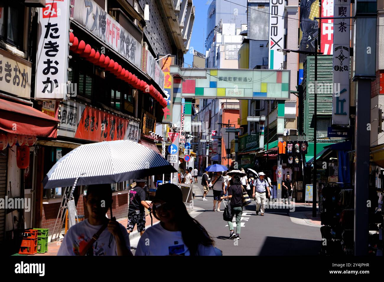 Okachimachi Station Street, a busy shopping street in Okachimachi ...