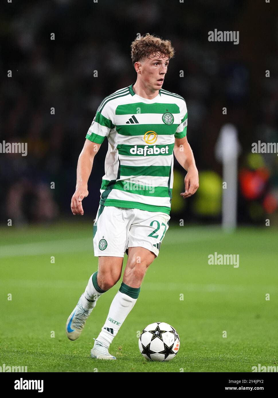 Celtic’s Arne Engels during the UEFA Champions League, league stage ...