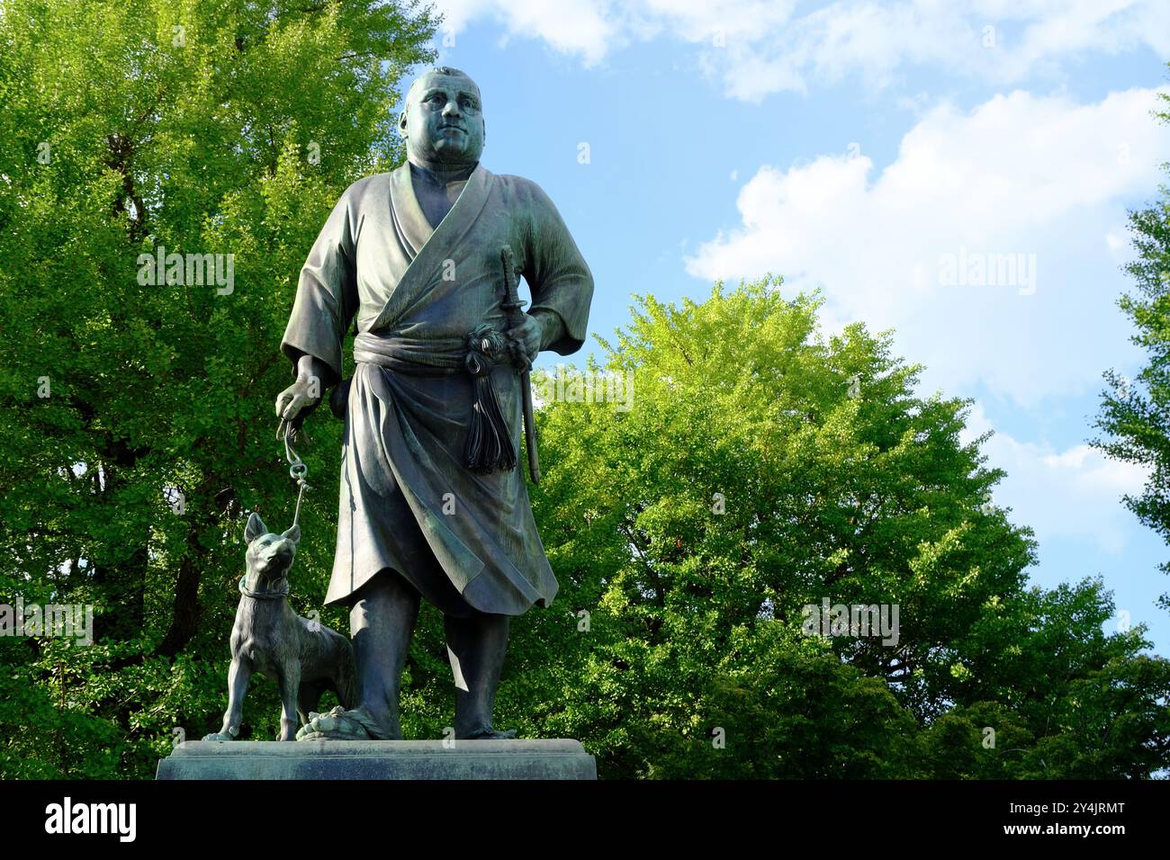 The statue of Saigo Takamori (1827-1877) Samurai, General and Japanese ...