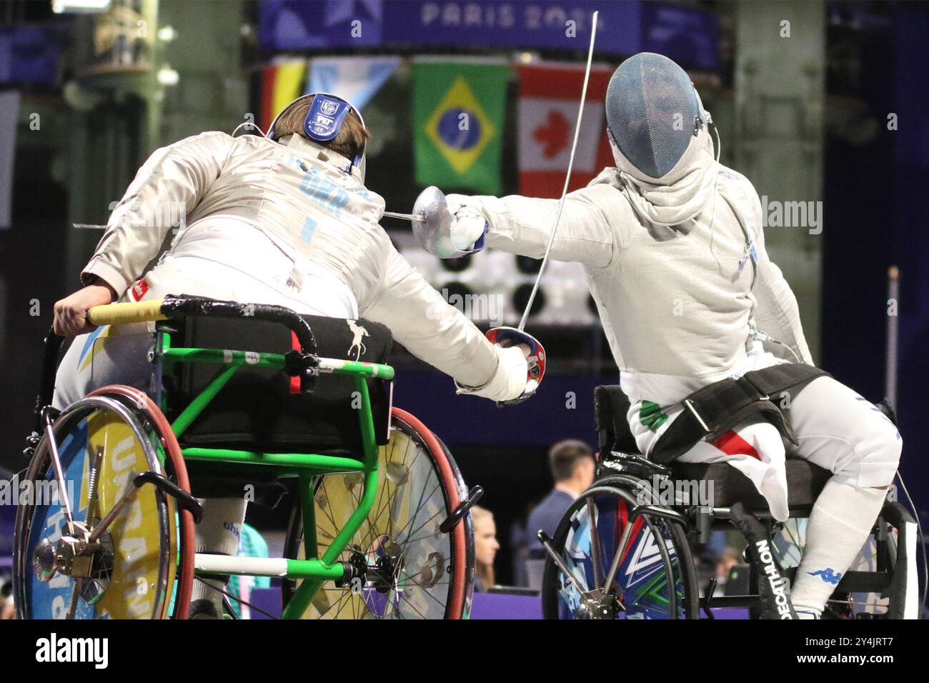 Artem MANKO of Ukraine vs Edoardo GIORDAN of Italy in the Wheelchair ...