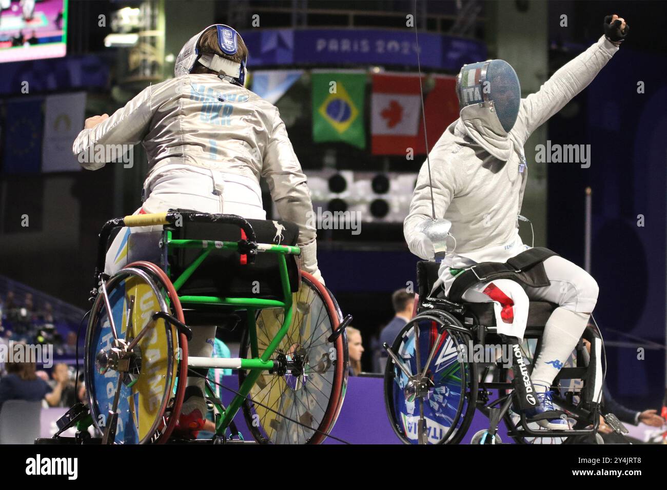 Artem MANKO of Ukraine vs Edoardo GIORDAN of Italy in the Wheelchair ...