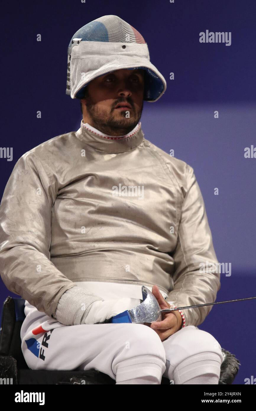 Maxime Valet of France in the Wheelchair Fencing - Men's Sabre Category ...