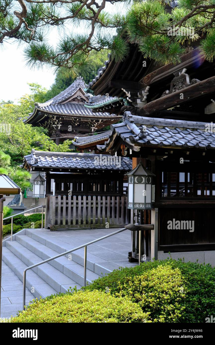 The main hall of Sengaku-Ji Temple.Tokyo,Japan Stock Photo - Alamy