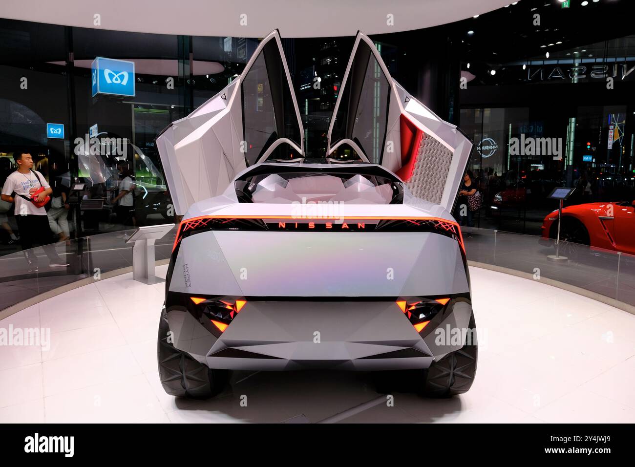 The Nissan Hyper Punk, an all electric compact crossover using AI ...