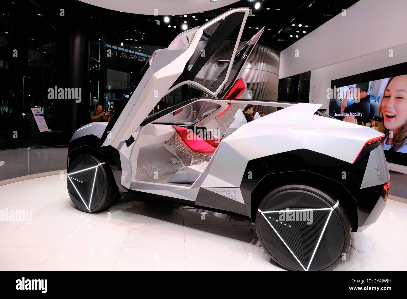 The Nissan Hyper Punk, an all electric compact crossover using AI ...