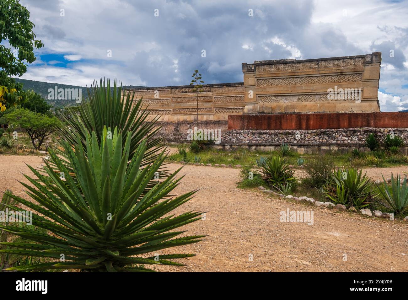 The pre-columbian ruins of Mitla in Oaxaca, Mexico Stock Photo - Alamy