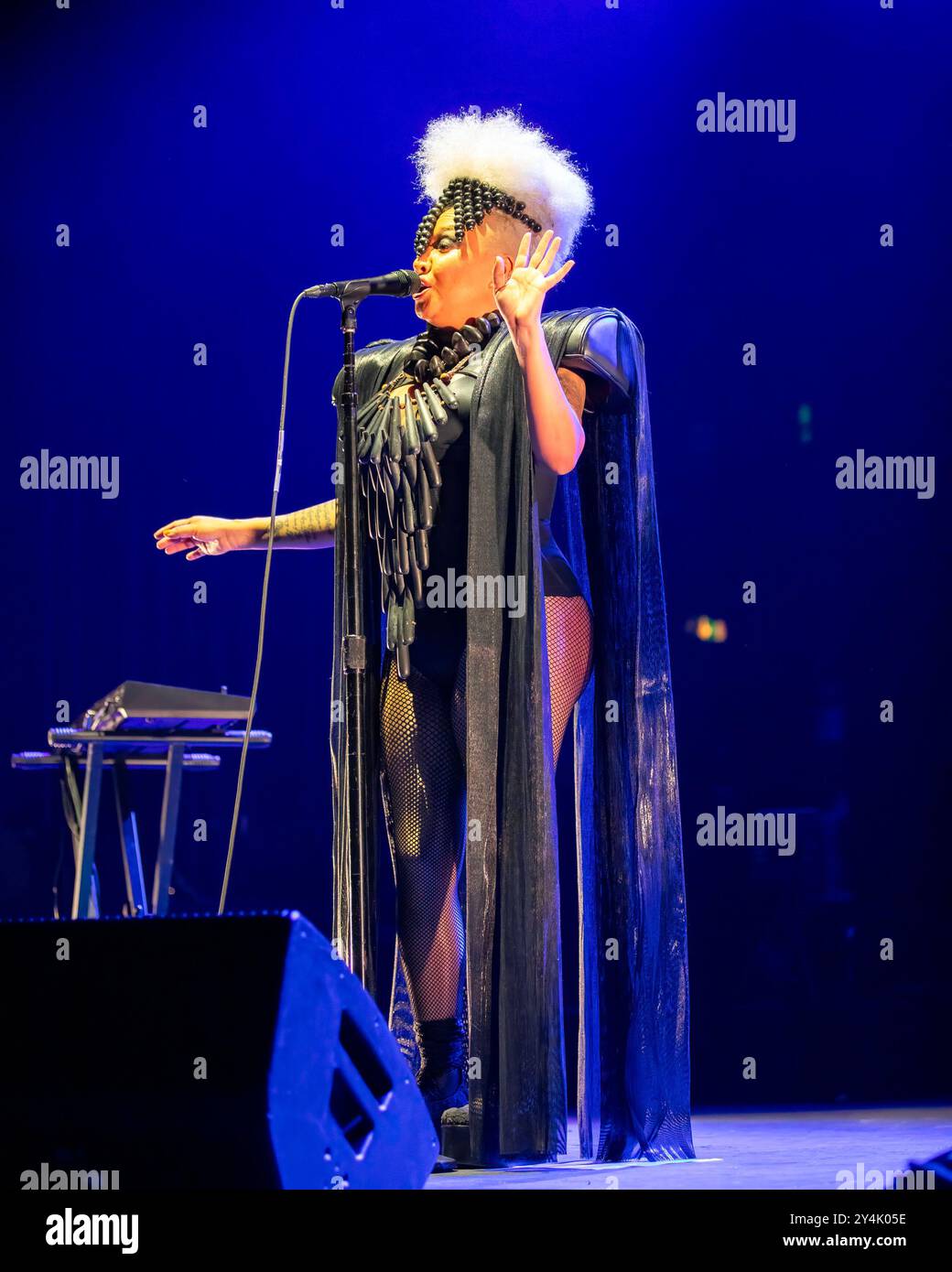 Manchester, England, 18th September, 2024. Lady Blackbird supporting ...
