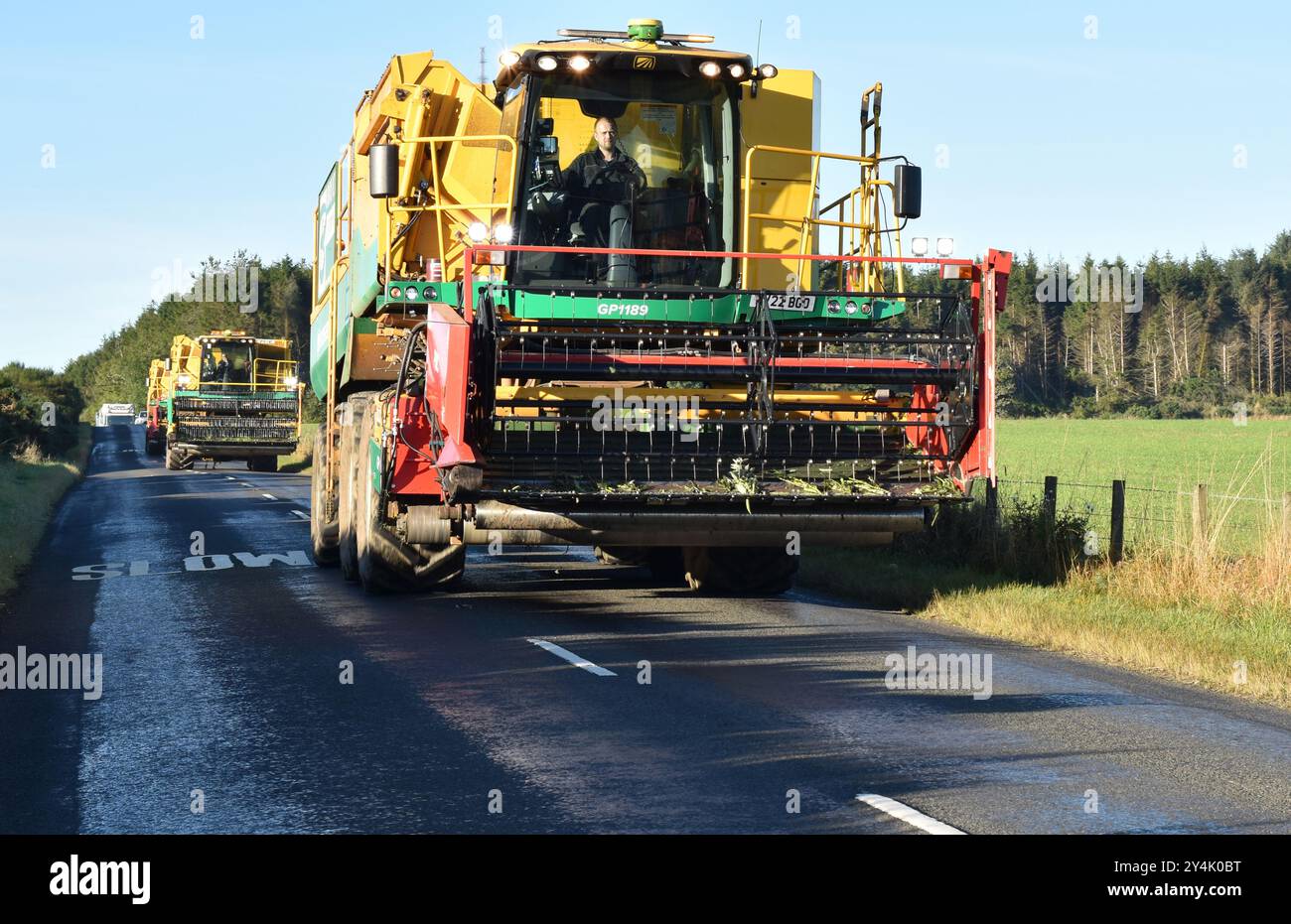 Oxbo harvester hi-res stock photography and images - Alamy