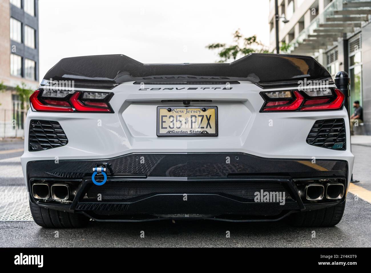 New York City, USA - May 26, 2024: Chevrolet Corvette Z06 sportscar ...