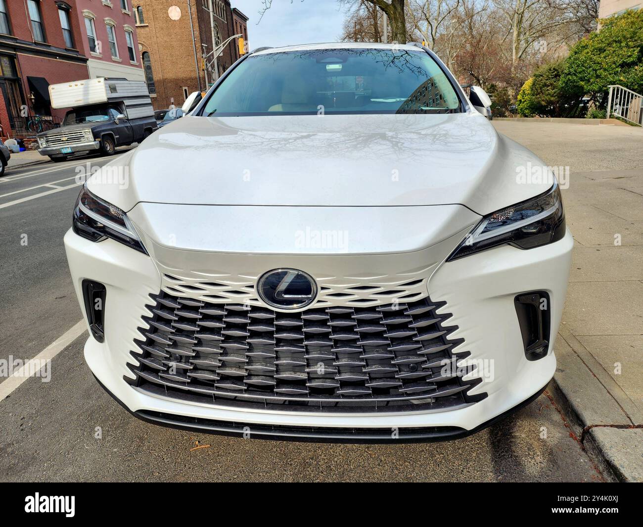 New York City, USA - February 27, 2024: 2024 Lexus RX 350 luxury car ...