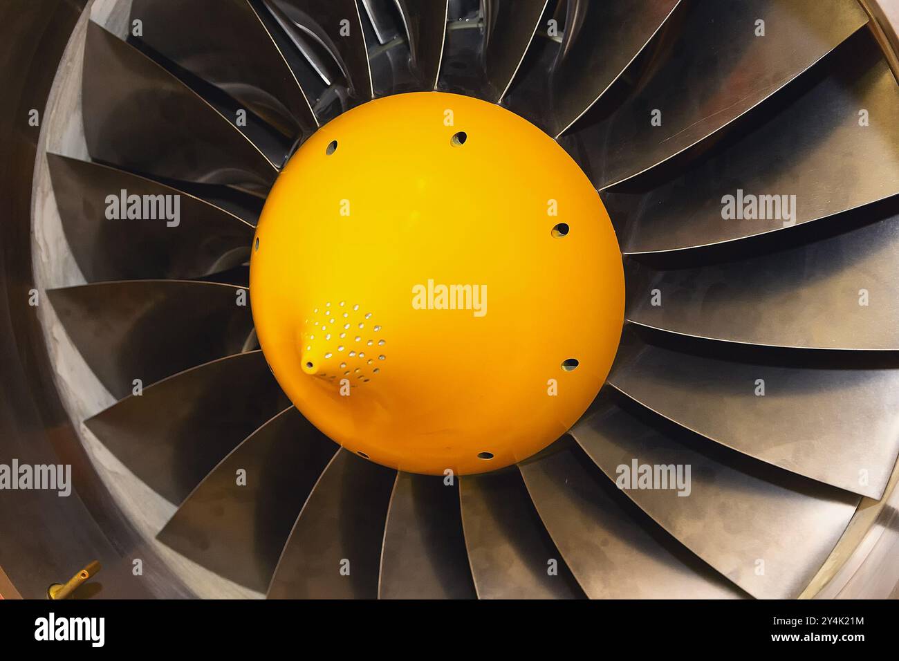 Aircraft jet engine on repair and maintenance. Industry Stock Photo - Alamy