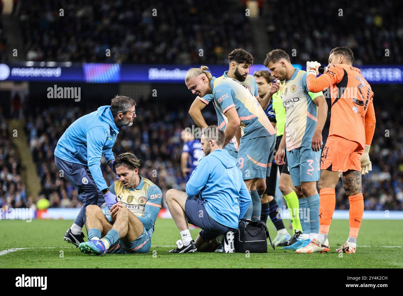 Manchester, England, September 18th 2024: Jack Grealish (10 Man City ...