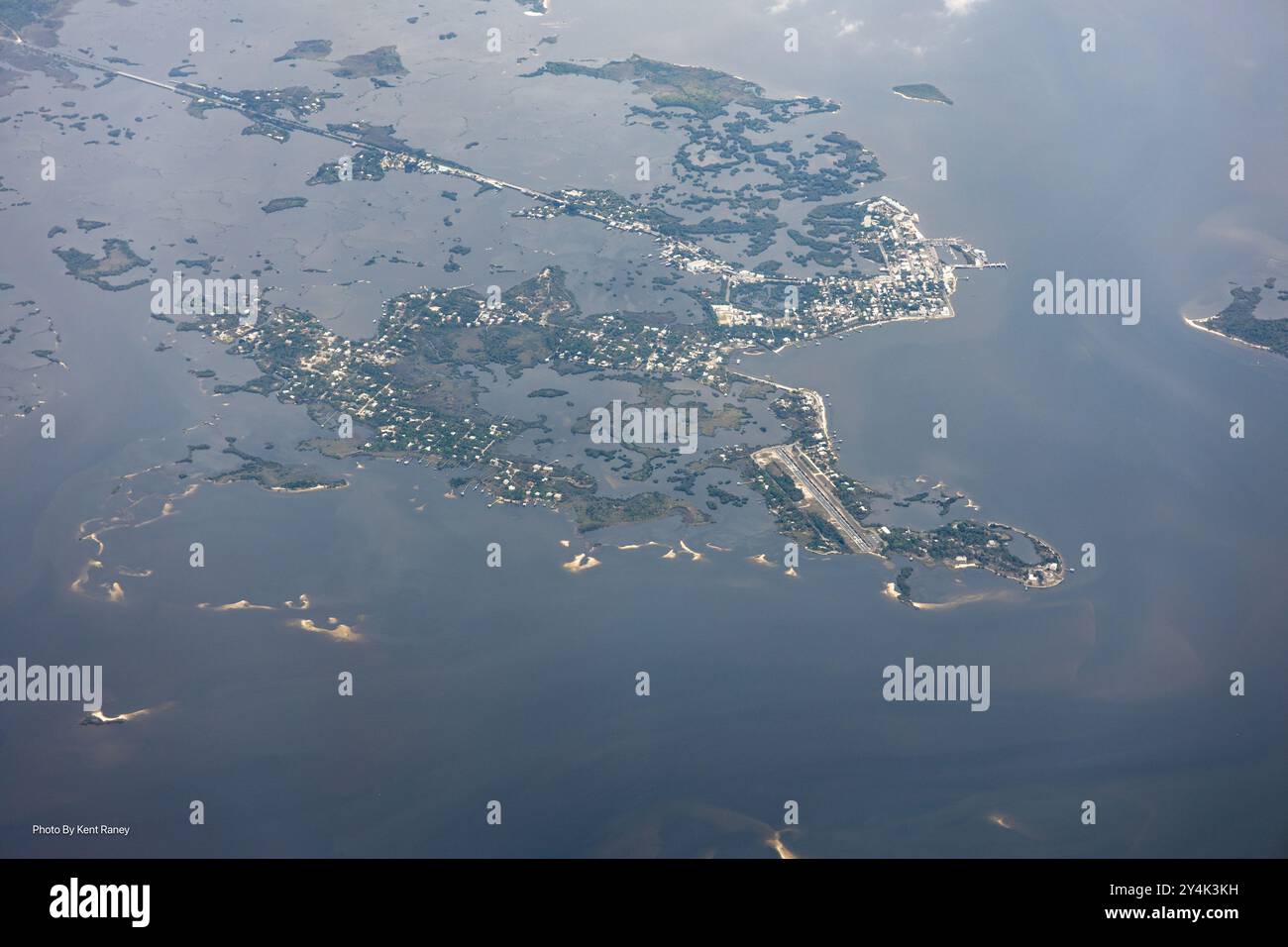 Aerial view of Cedar Key, Florida, USA Stock Photo - Alamy