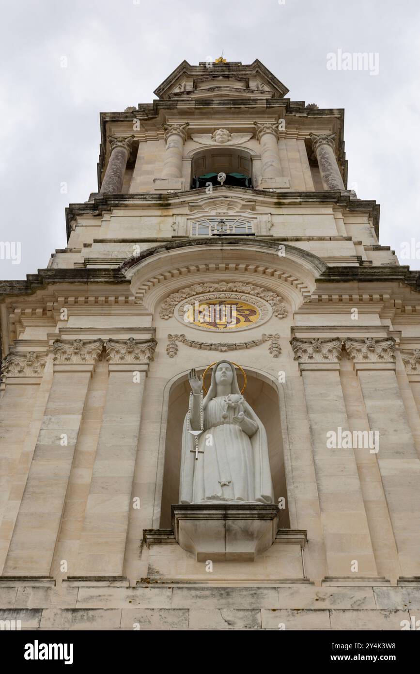 The Basilica of Our Lady of the Rosary of Fatima, Portugal is the site ...