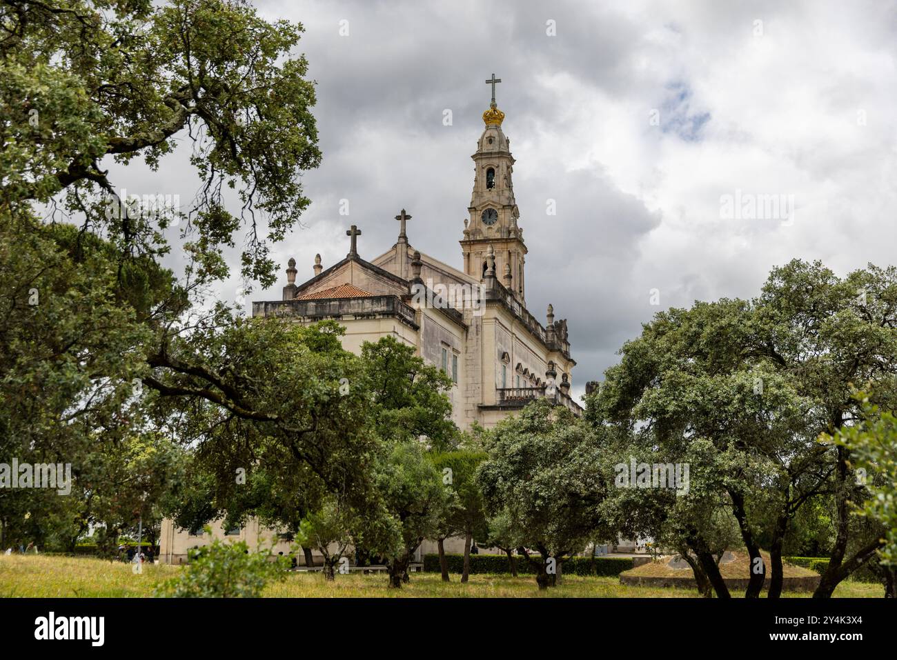 The Basilica of Our Lady of the Rosary of Fatima, Portugal is the site ...