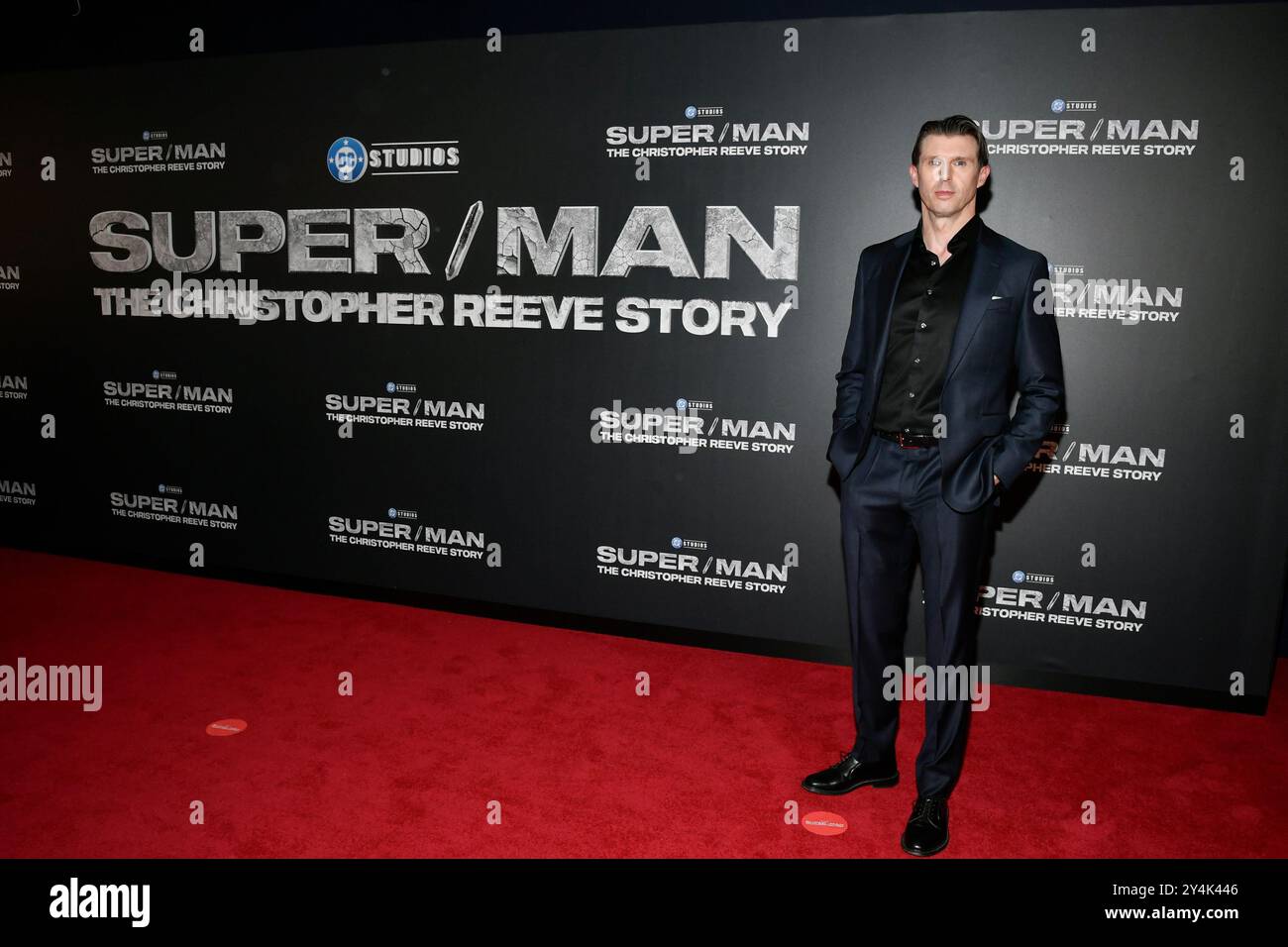 Matthew Reeve attends the premiere of "Super/Man: The Christopher Reeve ...