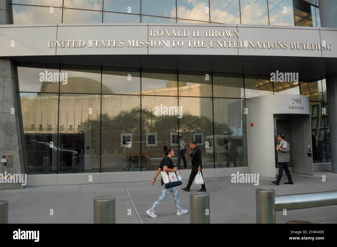 The United States Mission to the United Nations building is seen in ...
