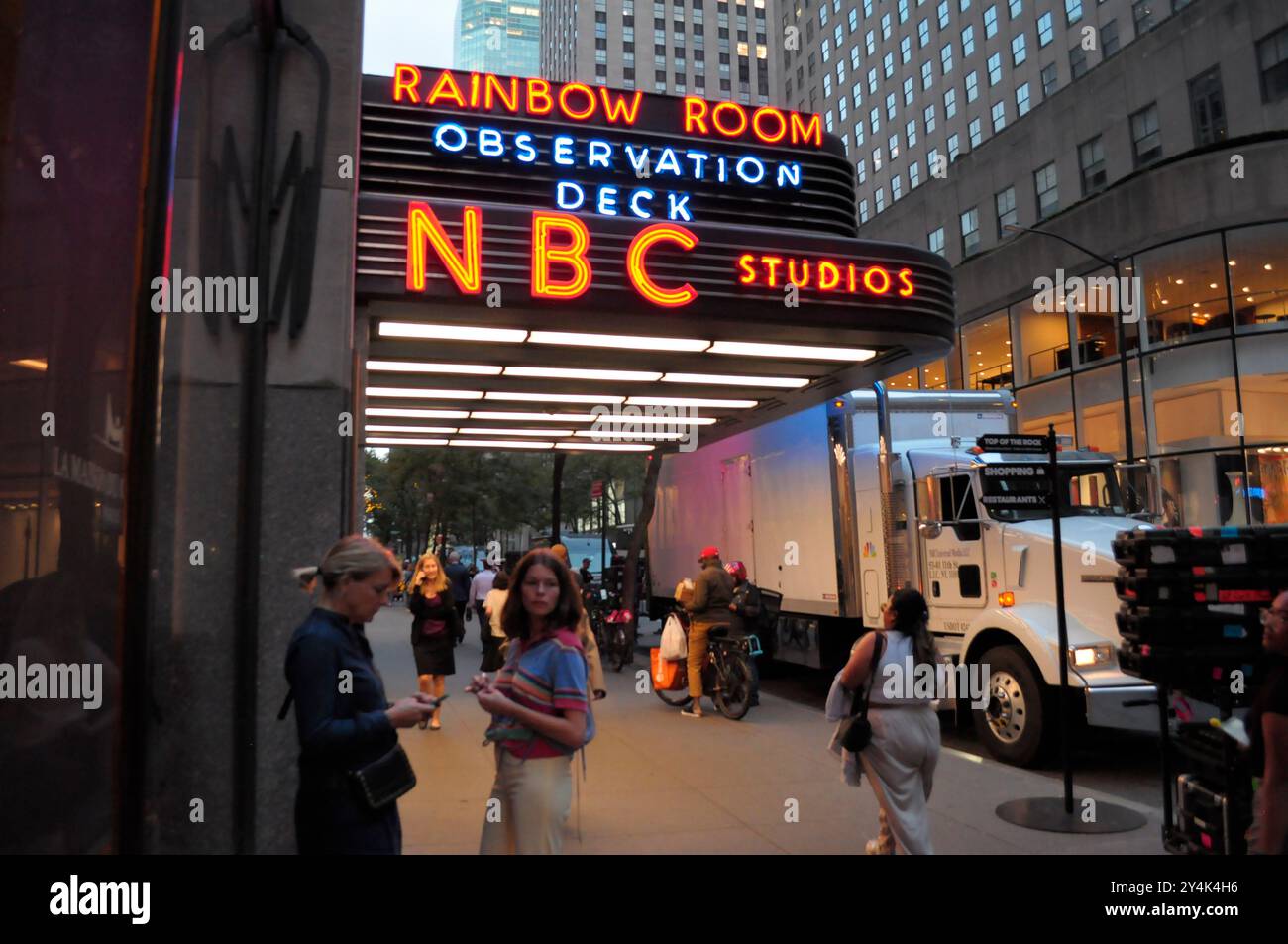 NBC Studios is seen in Manhattan, New York City Stock Photo - Alamy