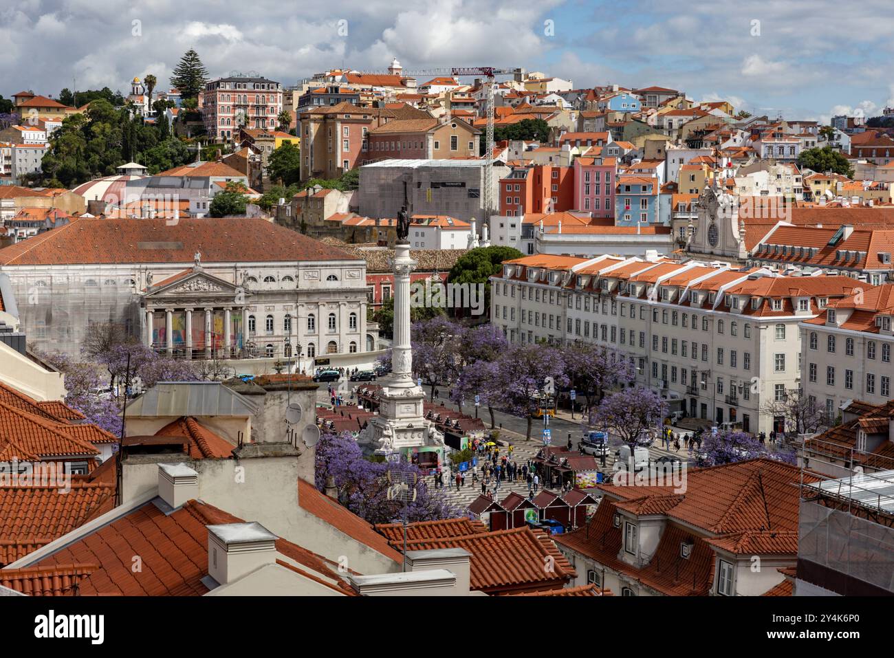 Rossio Square in Lisbon has long been one of the city's main plazas ...
